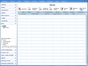Devis | Logiciel Garage